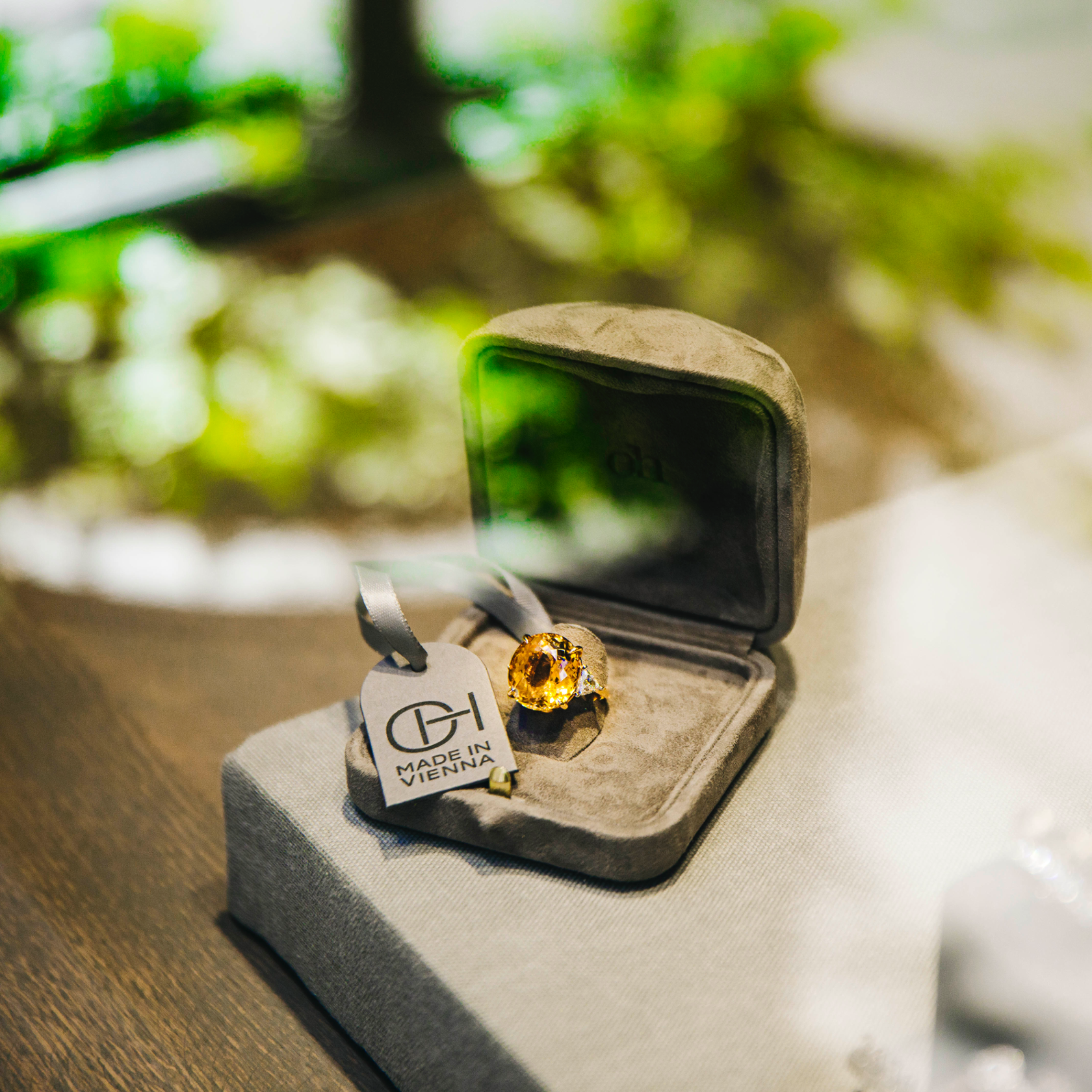 Honey Turmalin Diamant Ring – Oliver Heemeyer - maker of fine jewellery